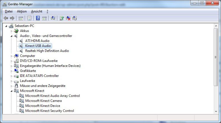 Kinect SDK Tutorial Installation unter Windows 7 – Sebastian Viereck Kinect SDK Tutorial Installation unter Windows 7 – Sebastian Viereck